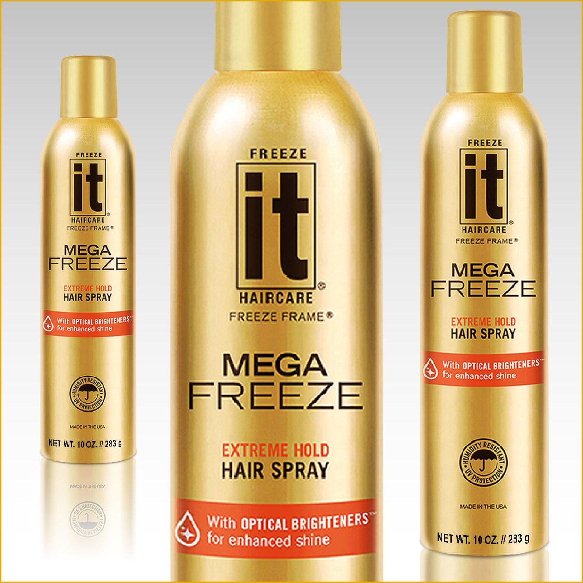 Freeze IT Mega Freeze Extreme Hold Hair Spray Aerosol - Twin Pack Buy