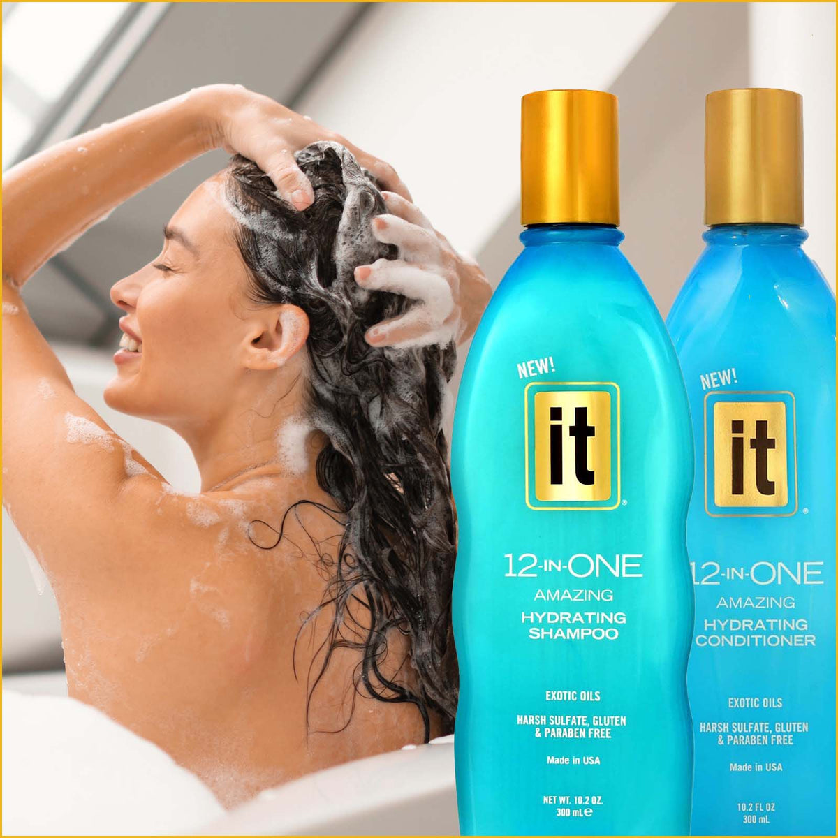 IT 12-in-One Hydrating Shampoo - Twin Pack Buy Two and Save $10.00 now