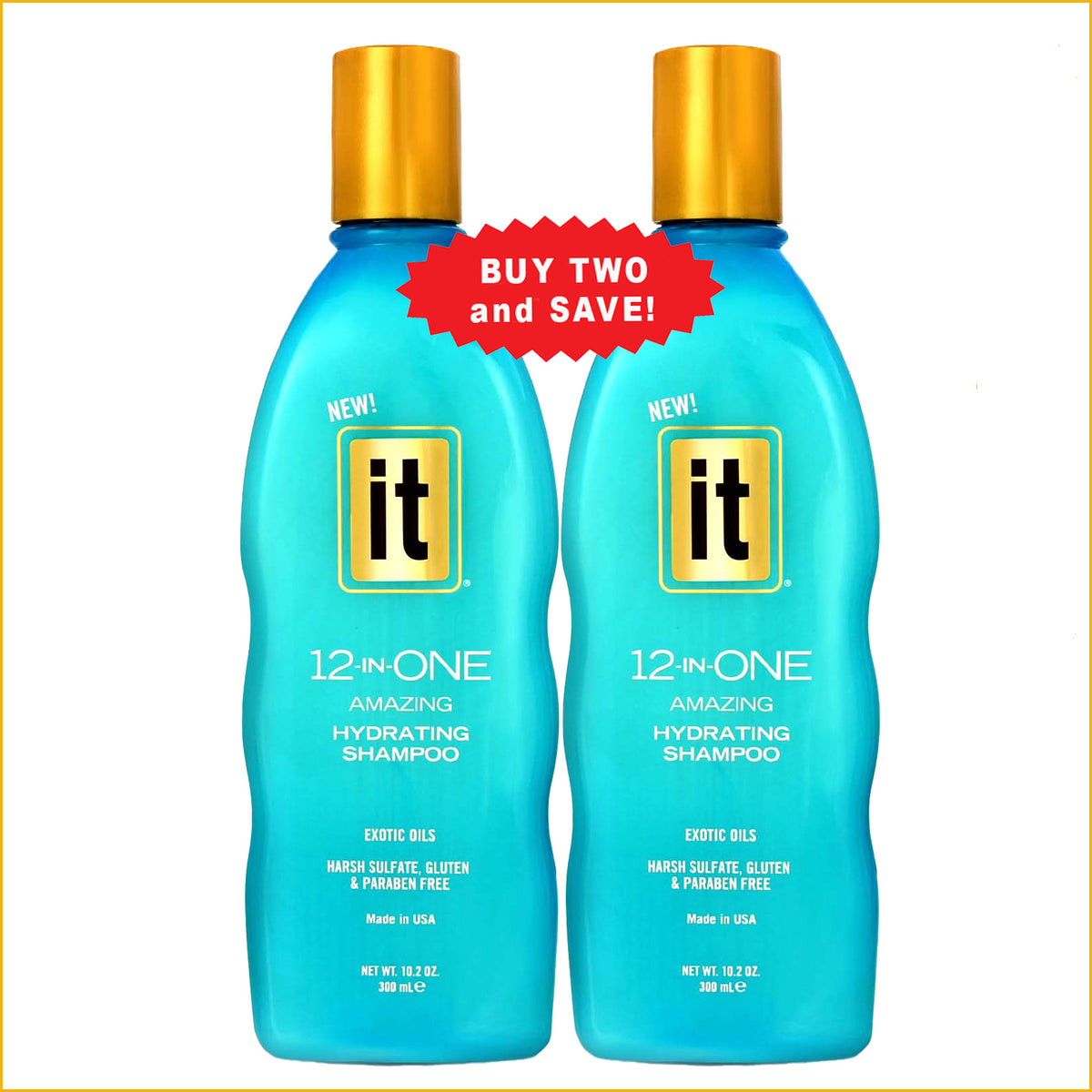 IT 12-in-One Hydrating Shampoo - Twin Pack Buy Two and Save $10.00 now