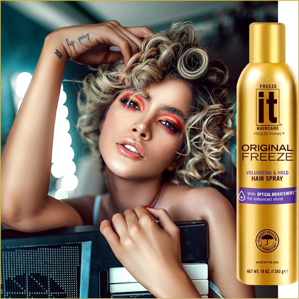 Original Freeze IT Volumizing and Hold Hair Spray Aerosol Six Pack Sav ...
